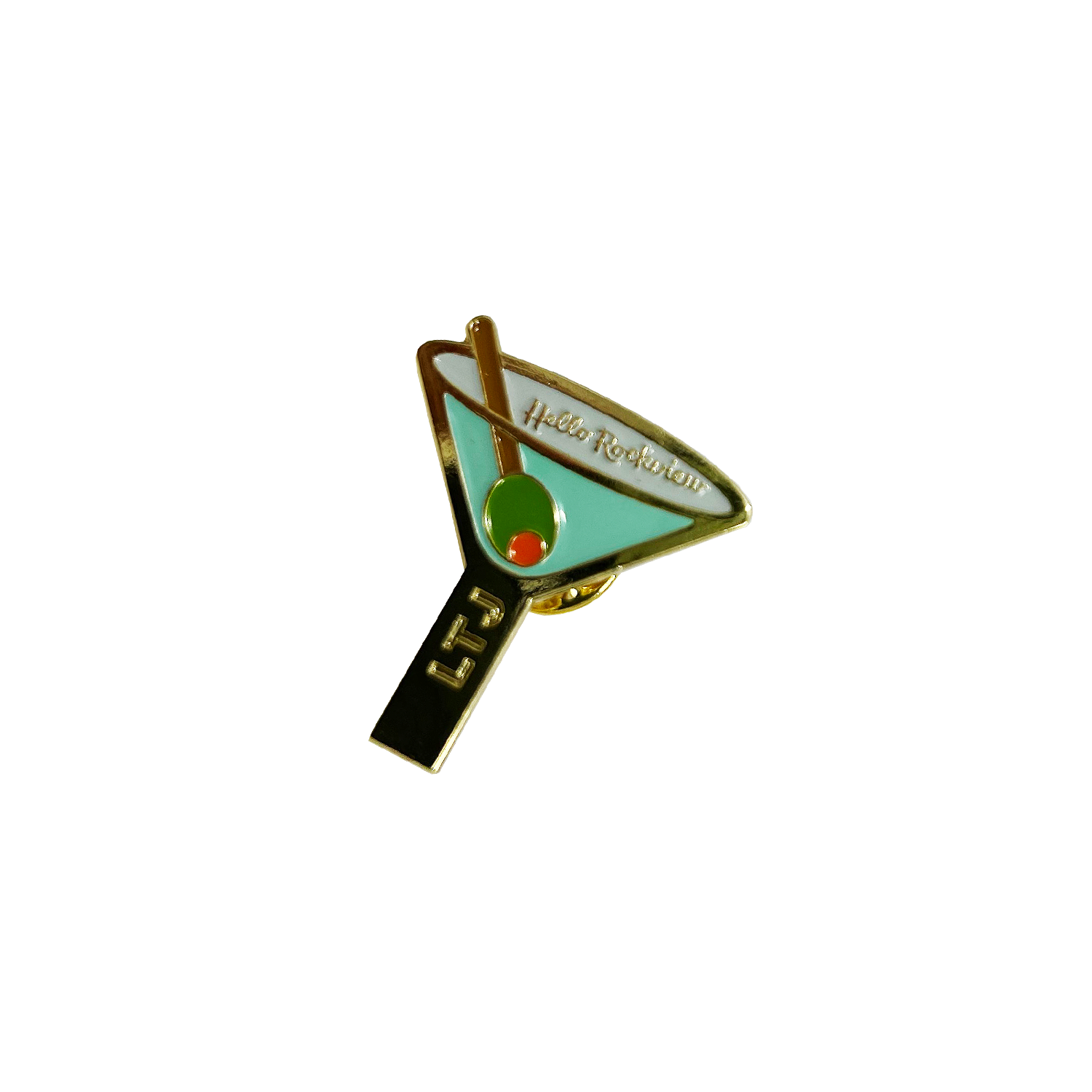 Hello Rockview Pin (Gold) – Free Divide EU/UK